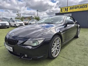 Melns BMW 645 2004 Liepāja, ar dzinēja tilpumu 4.40 L un nobraukumu 237 tūkst. km par 7500 €, foto  vietnē AUTOMOTO.COM.LV