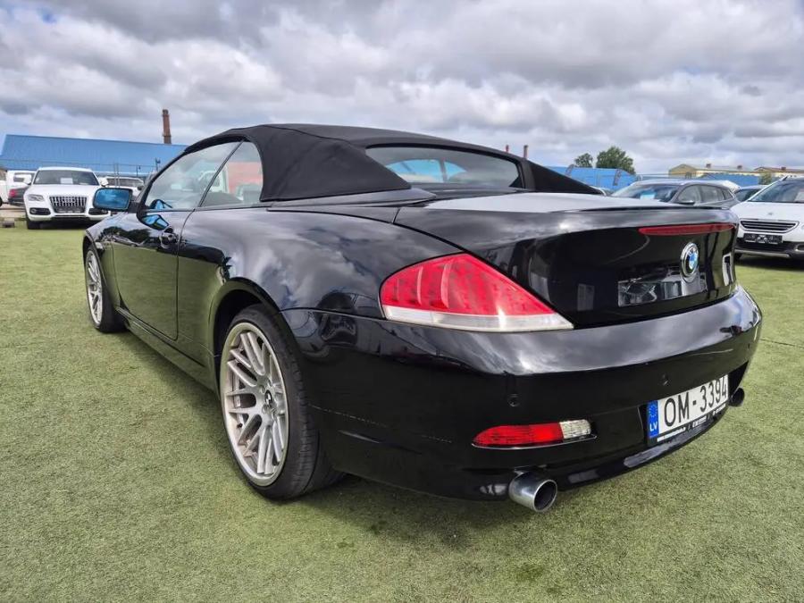 Melns BMW 645 2004 Liepāja, ar dzinēja tilpumu 4.40 L un nobraukumu 237 tūkst. km par 7500 €, foto 8 vietnē AUTOMOTO.COM.LV