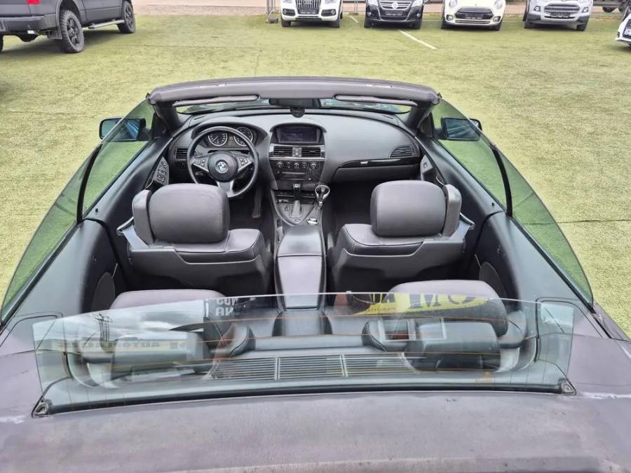 Melns BMW 645 2004 Liepāja, ar dzinēja tilpumu 4.40 L un nobraukumu 237 tūkst. km par 7500 €, foto 10 vietnē AUTOMOTO.COM.LV