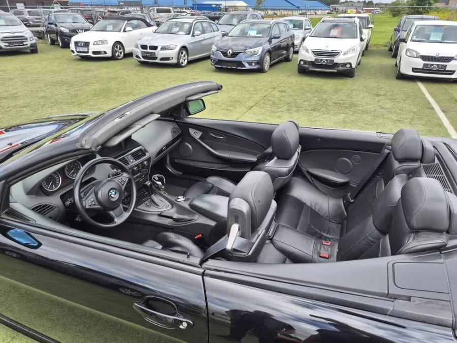 Melns BMW 645 2004 Liepāja, ar dzinēja tilpumu 4.40 L un nobraukumu 237 tūkst. km par 7500 €, foto 12 vietnē AUTOMOTO.COM.LV