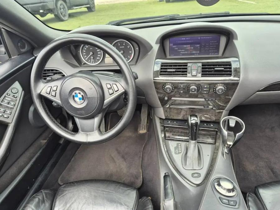 Melns BMW 645 2004 Liepāja, ar dzinēja tilpumu 4.40 L un nobraukumu 237 tūkst. km par 7500 €, foto 14 vietnē AUTOMOTO.COM.LV