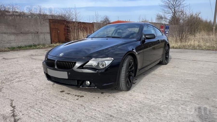 Black BMW 645 2003 in Liepaja, with an engine capacity of 4.50 L and mileage of 205 thousand km for 3250 €, photo 3 on AUTOMOTO.COM.LV