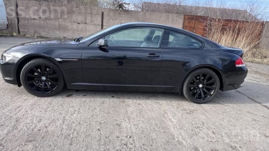 Black BMW 645 2003 in Liepaja, with an engine capacity of 4.50 L and mileage of 205 thousand km for 3250 €, photo 4 on AUTOMOTO.COM.LV