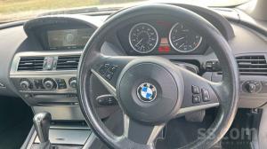 Black BMW 645 2003 in Liepaja, with an engine capacity of 4.50 L and mileage of 205 thousand km for 3250 €, photo 13 on AUTOMOTO.COM.LV