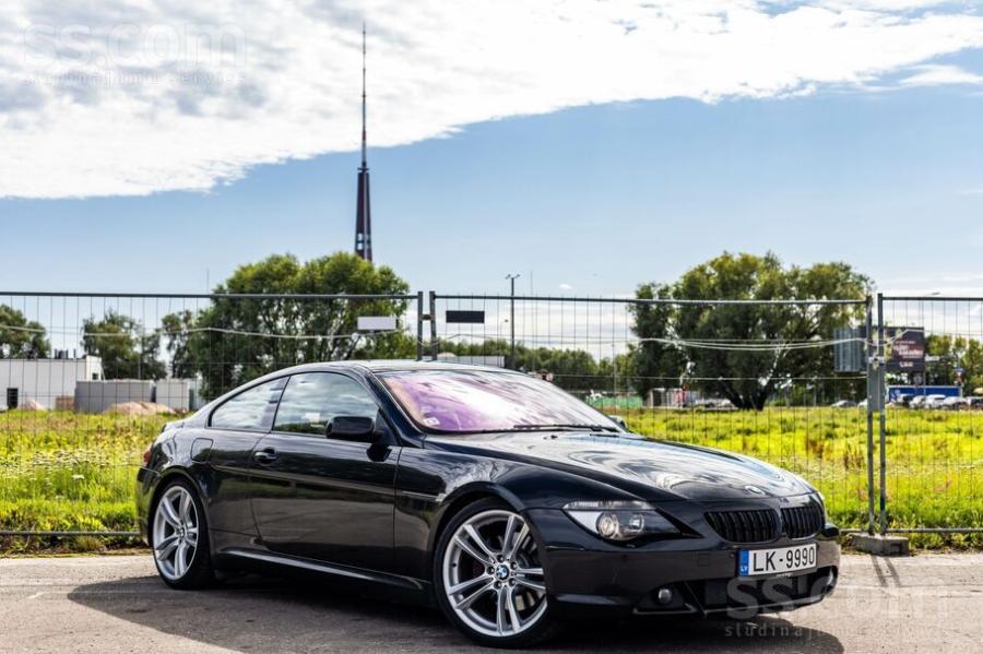 Black BMW 645 2003 in Riga, with an engine capacity of 4.40 L and mileage of 167 thousand km for 14990 €, photo 3 on AUTOMOTO.COM.LV