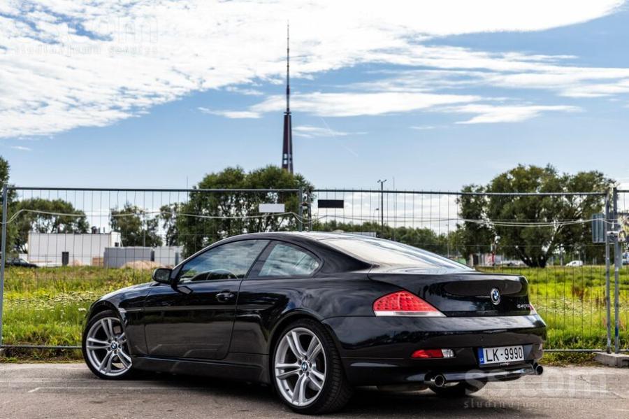 Black BMW 645 2003 in Riga, with an engine capacity of 4.40 L and mileage of 167 thousand km for 14990 €, photo 8 on AUTOMOTO.COM.LV