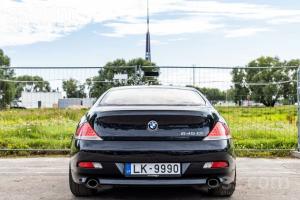 Black BMW 645 2003 in Riga, with an engine capacity of 4.40 L and mileage of 167 thousand km for 14990 €, photo 9 on AUTOMOTO.COM.LV