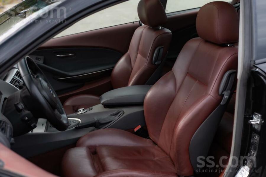 Black BMW 645 2003 in Riga, with an engine capacity of 4.40 L and mileage of 167 thousand km for 14990 €, photo 13 on AUTOMOTO.COM.LV