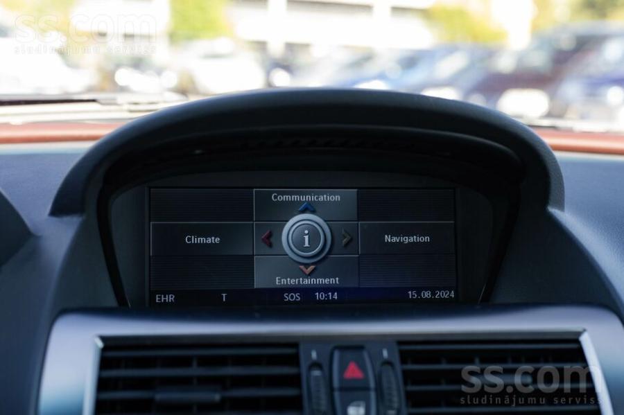 Black BMW 645 2003 in Riga, with an engine capacity of 4.40 L and mileage of 167 thousand km for 14990 €, photo 23 on AUTOMOTO.COM.LV