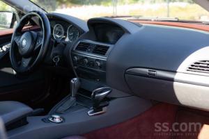 Black BMW 645 2003 in Riga, with an engine capacity of 4.40 L and mileage of 167 thousand km for 14990 €, photo 25 on AUTOMOTO.COM.LV