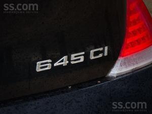 Black BMW 645 2003 in Liepaja, with an engine capacity of 4.50 L and mileage of 205 thousand km for 3250 €, photo 9 on AUTOMOTO.COM.LV
