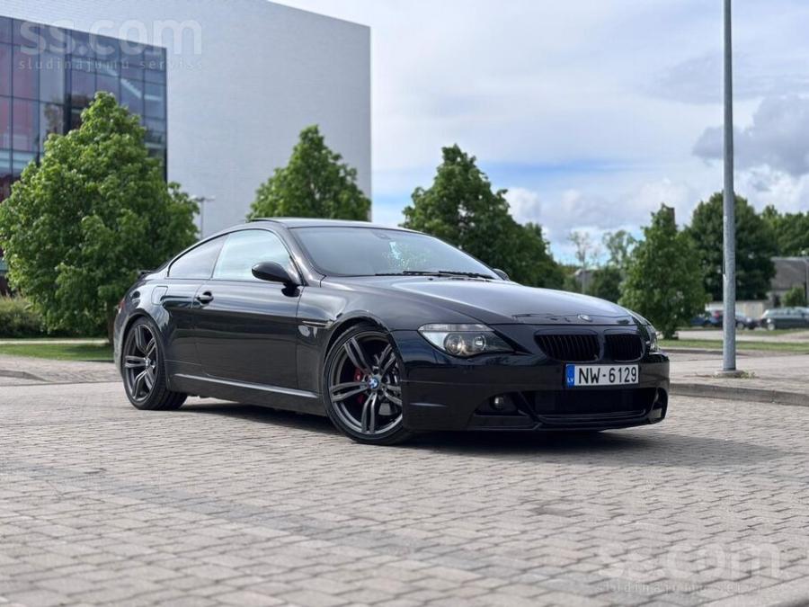 Black BMW 645 2003 in Riga, with an engine capacity of 4.40 L and mileage of 90 thousand km for 12000 €, photo 1 on AUTOMOTO.COM.LV
