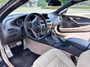 Black BMW 645 2003 in Riga, with an engine capacity of 4.40 L and mileage of 90 thousand km for 12000 €, photo 5 on AUTOMOTO.COM.LV