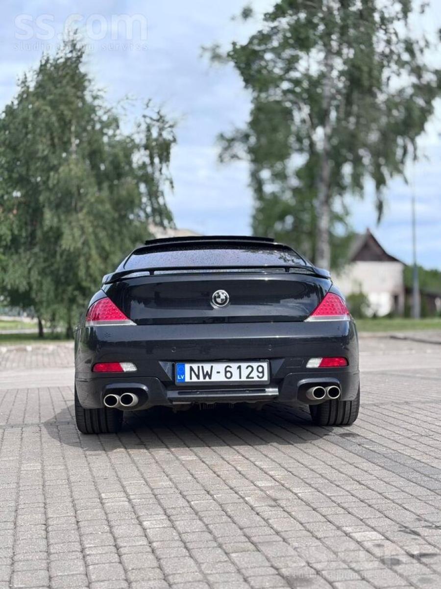 Black BMW 645 2003 in Riga, with an engine capacity of 4.40 L and mileage of 90 thousand km for 12000 €, photo 8 on AUTOMOTO.COM.LV