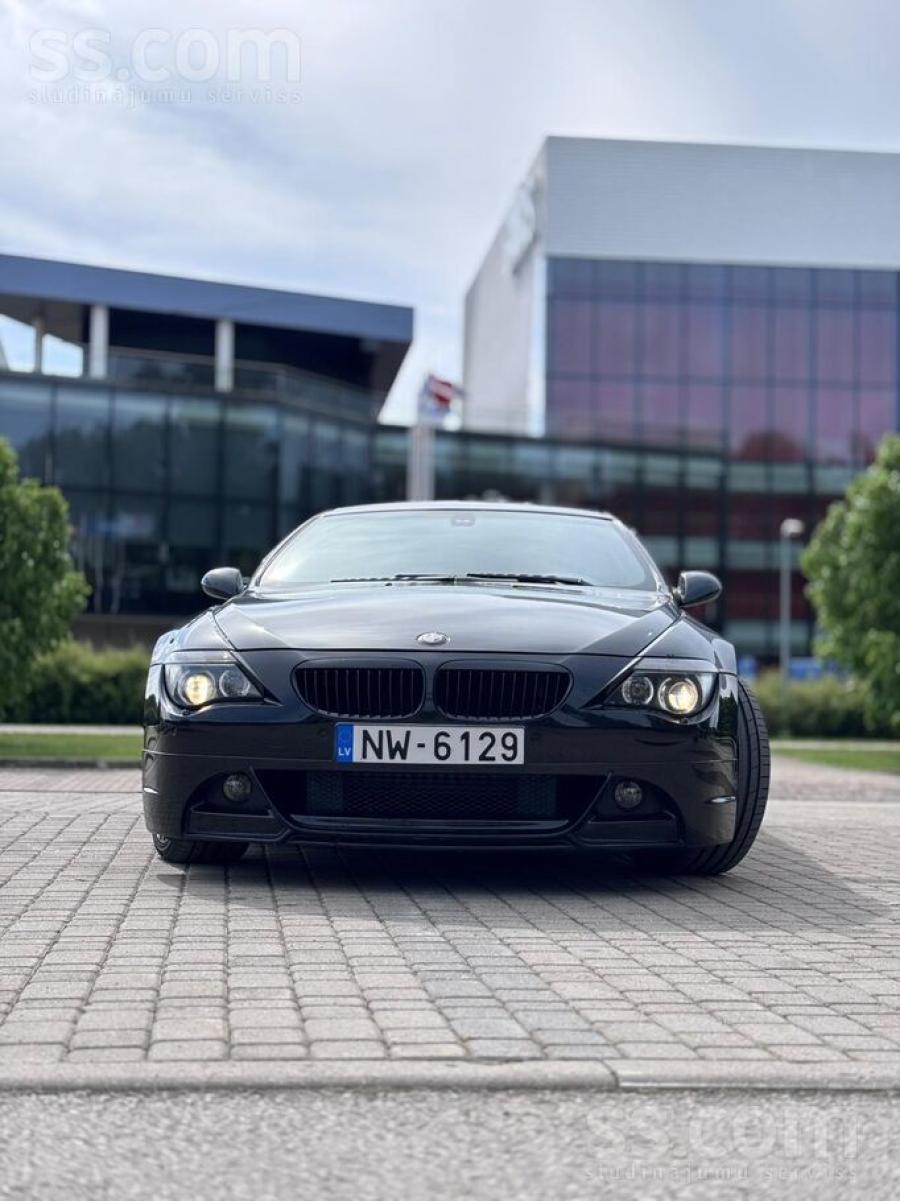 Black BMW 645 2003 in Riga, with an engine capacity of 4.40 L and mileage of 90 thousand km for 12000 €, photo 9 on AUTOMOTO.COM.LV
