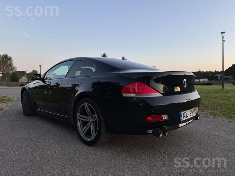 Melns BMW 645 2004 Rīga, ar dzinēja tilpumu 4.40 L un nobraukumu 123 tūkst. km par 8900 €, foto 4 vietnē AUTOMOTO.COM.LV