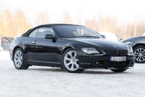 Melns BMW 645 2004 Jelgava, ar dzinēja tilpumu 4.40 L un nobraukumu 48 tūkst. km par 14800 €, foto  vietnē AUTOMOTO.COM.LV