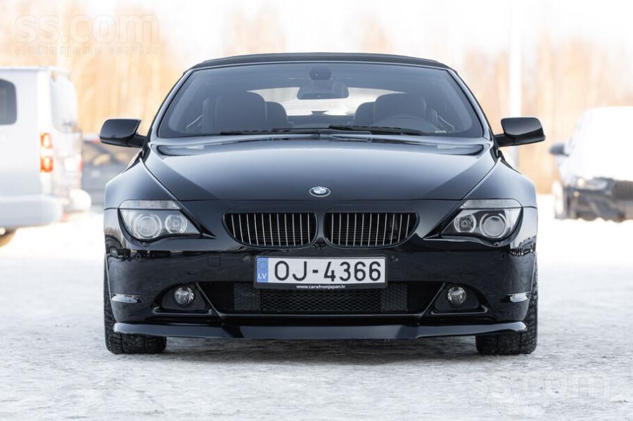Black BMW 645 2004 in Jelgava, with an engine capacity of 4.40 L and mileage of 48 thousand km for 14800 €, photo 3 on AUTOMOTO.COM.LV