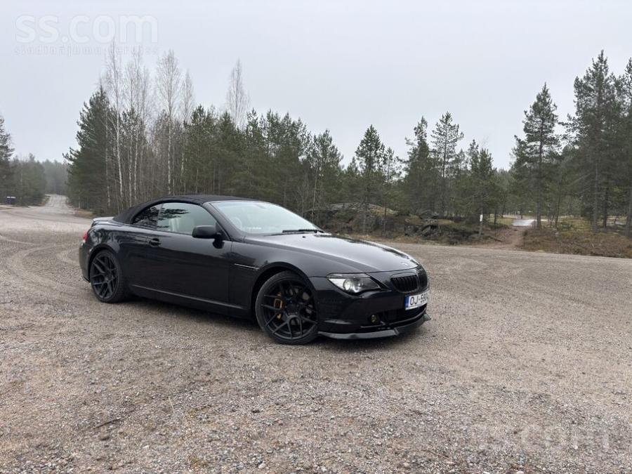 Black BMW 645 2004 in Valmiera, with an engine capacity of 4.40 L and mileage of 230 thousand km for 10200 €, photo 1 on AUTOMOTO.COM.LV