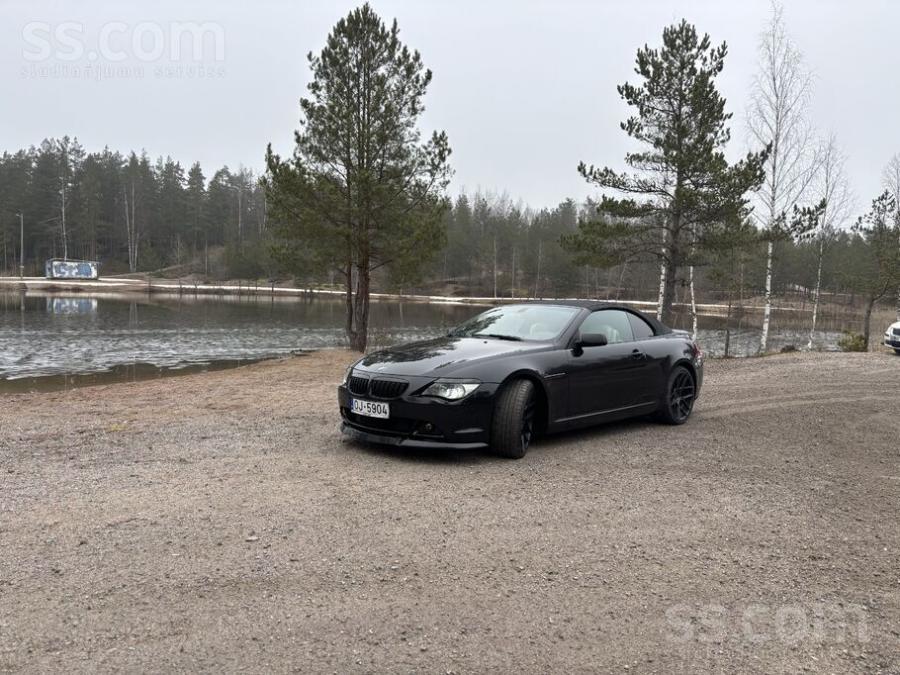 Black BMW 645 2004 in Valmiera, with an engine capacity of 4.40 L and mileage of 230 thousand km for 10200 €, photo 3 on AUTOMOTO.COM.LV