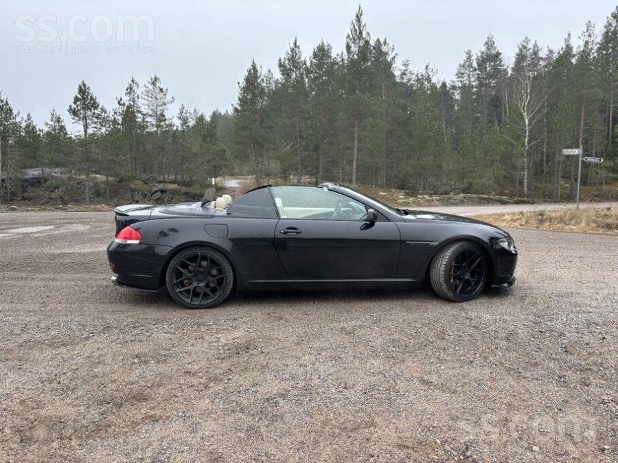Black BMW 645 2004 in Valmiera, with an engine capacity of 4.40 L and mileage of 230 thousand km for 10200 €, photo 6 on AUTOMOTO.COM.LV
