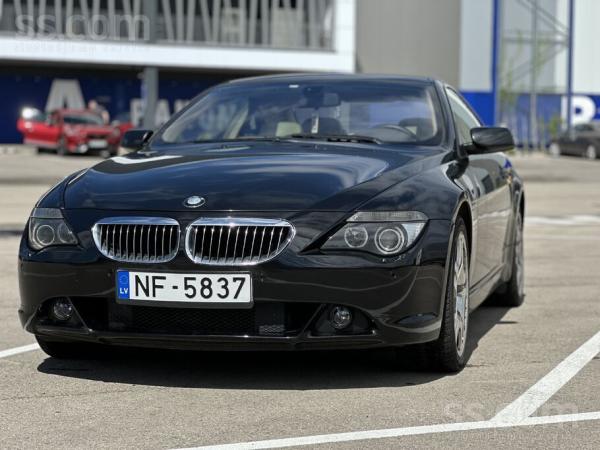 Black BMW 645 2004 in Riga, with an engine capacity of 4.40 L and mileage of 197 thousand km for 8600 €, photo 3 on AUTOMOTO.COM.LV