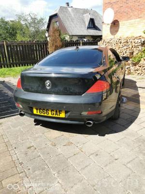 Black BMW 645 2004 in Riga, with an engine capacity of 4.40 L and mileage of 280 thousand km for 3000 €, photo 5 on AUTOMOTO.COM.LV