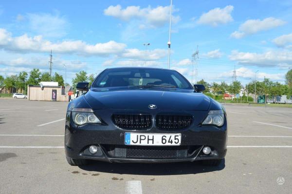 Black BMW 645 2004 in Vilnius, with an engine capacity of 4.40 L and mileage of 360 thousand km for 6500 €, photo 2 on AUTOMOTO.COM.LV