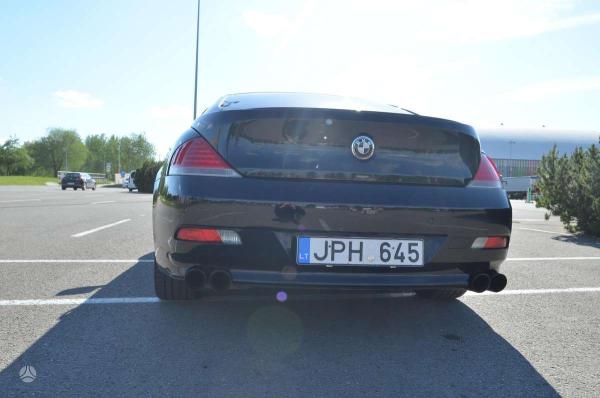 Black BMW 645 2004 in Vilnius, with an engine capacity of 4.40 L and mileage of 360 thousand km for 6500 €, photo 5 on AUTOMOTO.COM.LV