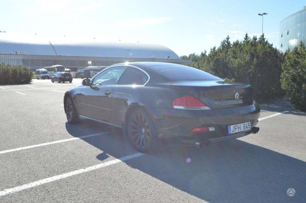 Black BMW 645 2004 in Vilnius, with an engine capacity of 4.40 L and mileage of 360 thousand km for 6500 €, photo 6 on AUTOMOTO.COM.LV