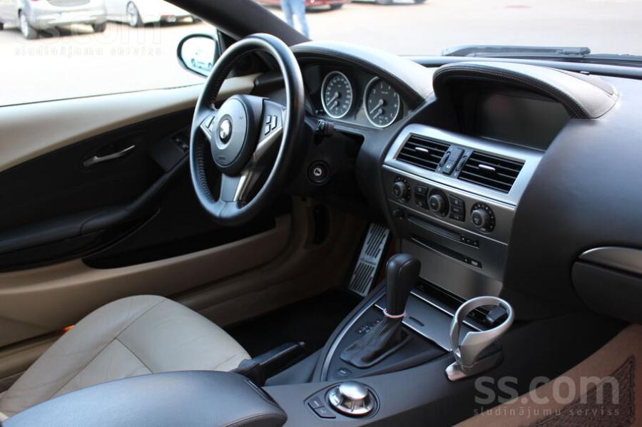 Melns BMW 645 2004 Rīga, ar dzinēja tilpumu 4.40 L un nobraukumu 94 tūkst. km par 16950 €, foto 15 vietnē AUTOMOTO.COM.LV