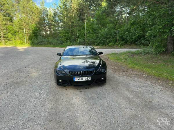Black BMW 645 2005 in Ignalina, with an engine capacity of 4.40 L and mileage of 317 thousand km for 7500 €, photo 8 on AUTOMOTO.COM.LV