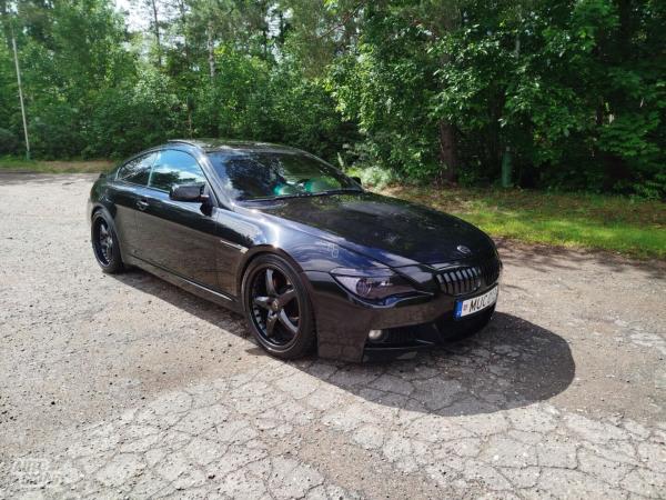 Black BMW 645 2005 in Ignalina, with an engine capacity of 4.40 L and mileage of 317 thousand km for 7500 €, photo 1 on AUTOMOTO.COM.LV