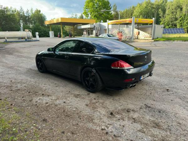 Black BMW 645 2005 in Ignalina, with an engine capacity of 4.40 L and mileage of 317 thousand km for 7500 €, photo 4 on AUTOMOTO.COM.LV