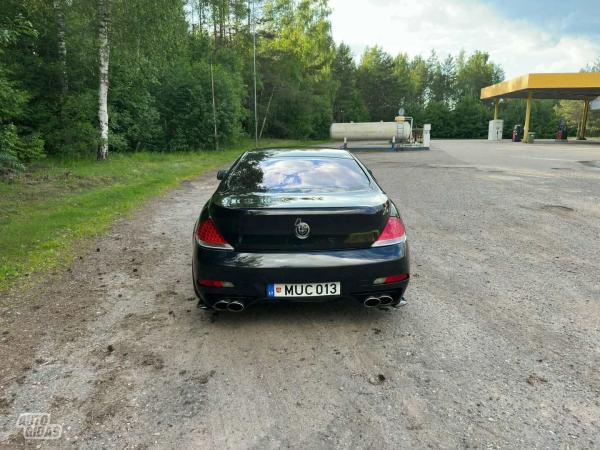 Black BMW 645 2005 in Ignalina, with an engine capacity of 4.40 L and mileage of 317 thousand km for 7500 €, photo 5 on AUTOMOTO.COM.LV