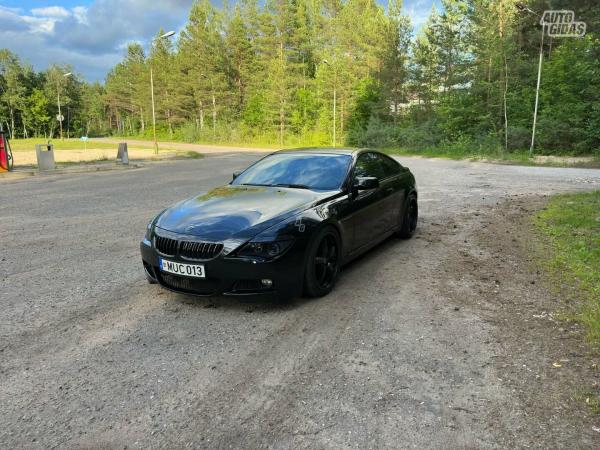 Black BMW 645 2005 in Ignalina, with an engine capacity of 4.40 L and mileage of 317 thousand km for 7500 €, photo 6 on AUTOMOTO.COM.LV