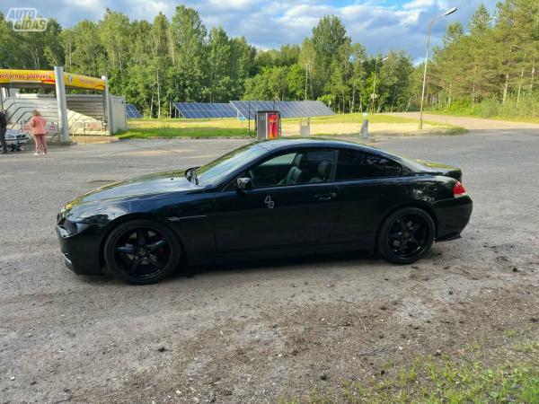 Black BMW 645 2005 in Ignalina, with an engine capacity of 4.40 L and mileage of 317 thousand km for 7500 €, photo 7 on AUTOMOTO.COM.LV