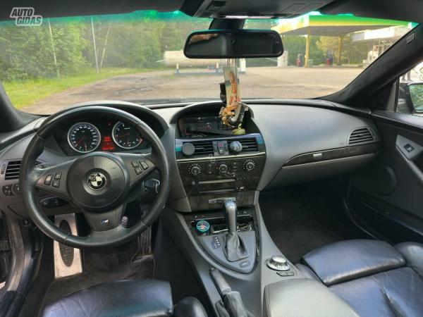 Black BMW 645 2005 in Ignalina, with an engine capacity of 4.40 L and mileage of 317 thousand km for 7500 €, photo 10 on AUTOMOTO.COM.LV