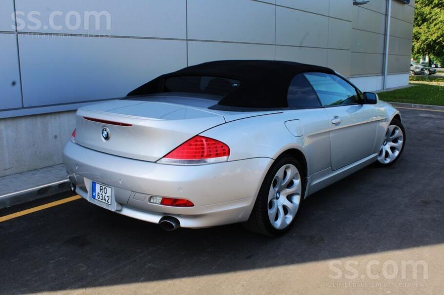 BMW 645 2005 Rīga, ar dzinēja tilpumu 4.40 L un nobraukumu 0 tūkst. km par 9190 €, foto 4 vietnē AUTOMOTO.COM.LV