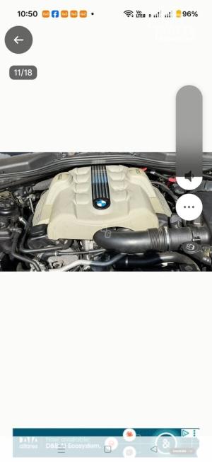 BMW 645 2005 Kauņa, ar dzinēja tilpumu 4.40 L un nobraukumu 230 tūkst. km par 8499 €, foto 5 vietnē AUTOMOTO.COM.LV