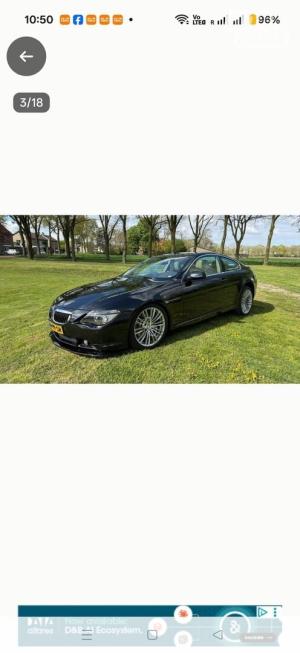 BMW 645 2005 Kauņa, ar dzinēja tilpumu 4.40 L un nobraukumu 230 tūkst. km par 8499 €, foto 12 vietnē AUTOMOTO.COM.LV