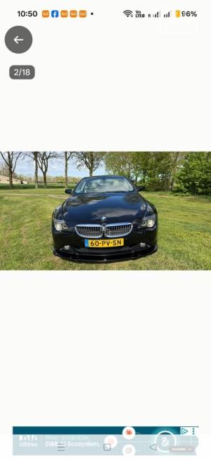 BMW 645 2005 Kauņa, ar dzinēja tilpumu 4.40 L un nobraukumu 230 tūkst. km par 8499 €, foto 13 vietnē AUTOMOTO.COM.LV