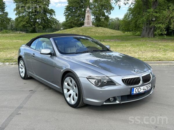 Grey BMW 645 2004 in Riga, with an engine capacity of 4.40 L and mileage of 0 thousand km for 9990 €, photo 3 on AUTOMOTO.COM.LV