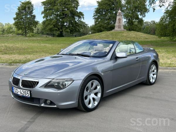 Grey BMW 645 2004 in Riga, with an engine capacity of 4.40 L and mileage of 0 thousand km for 9990 €, photo 7 on AUTOMOTO.COM.LV