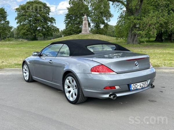 Pelēks BMW 645 2004 Rīga, ar dzinēja tilpumu 4.40 L un nobraukumu 0 tūkst. km par 9990 €, foto 4 vietnē AUTOMOTO.COM.LV