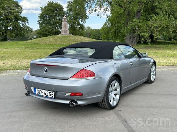 Pelēks BMW 645 2004 Rīga, ar dzinēja tilpumu 4.40 L un nobraukumu 0 tūkst. km par 9990 €, foto 6 vietnē AUTOMOTO.COM.LV