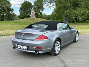 Grey BMW 645 2004 in Riga, with an engine capacity of 4.40 L and mileage of 0 thousand km for 9990 €, photo 6 on AUTOMOTO.COM.LV