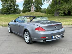 Grey BMW 645 2004 in Riga, with an engine capacity of 4.40 L and mileage of 0 thousand km for 7990 €, photo 11 on AUTOMOTO.COM.LV