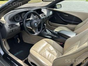Grey BMW 645 2004 in Riga, with an engine capacity of 4.40 L and mileage of 0 thousand km for 7990 €, photo 14 on AUTOMOTO.COM.LV