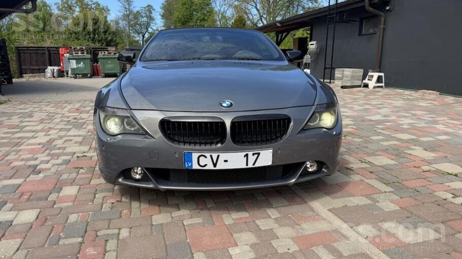 Pelēks BMW 645 2004 Limbaži, ar dzinēja tilpumu 4.50 L un nobraukumu 156 tūkst. km par 8500 €, foto 3 vietnē AUTOMOTO.COM.LV